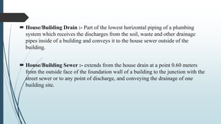 DRAINAGE SYSTEM FOR BUILDING AND TRAPS | PPTX | Indoor Environmental ...