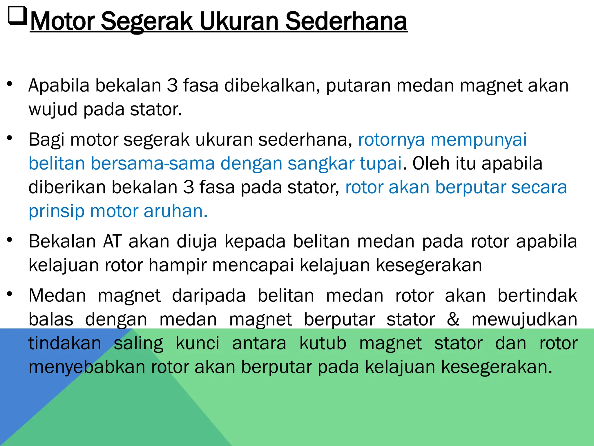 THREE PHASE MOTOR AND MOTOR CONTROL INSTALLATION | PPTX