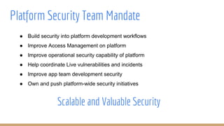 Platform Security IRL: Busting Buzzwords & Building Better | PPT