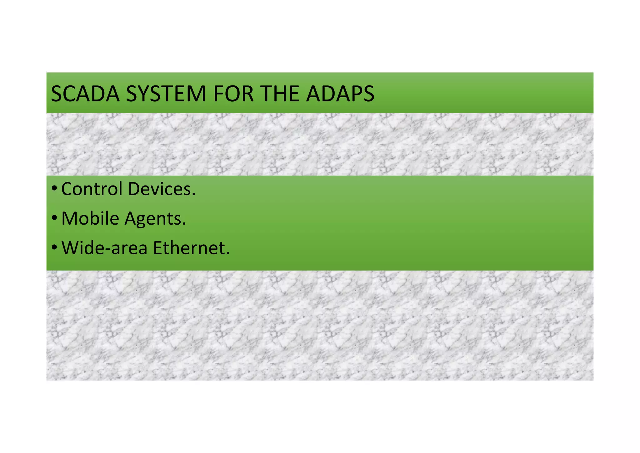 A SCADA System Using Mobile Agents for a Next-Generation Distribution ...