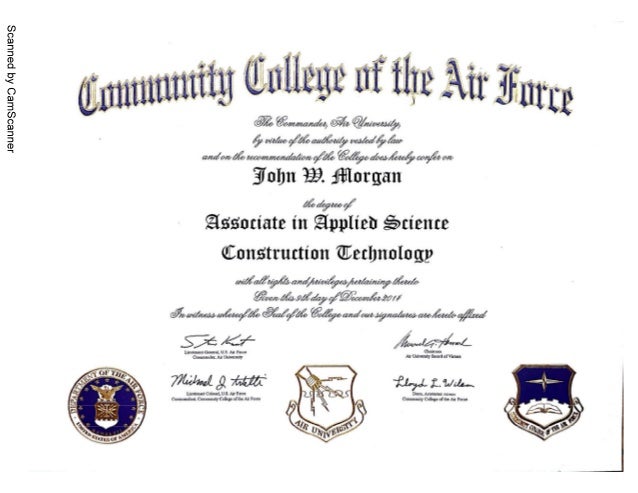 CCAF DEGREE AAS Construction Tech