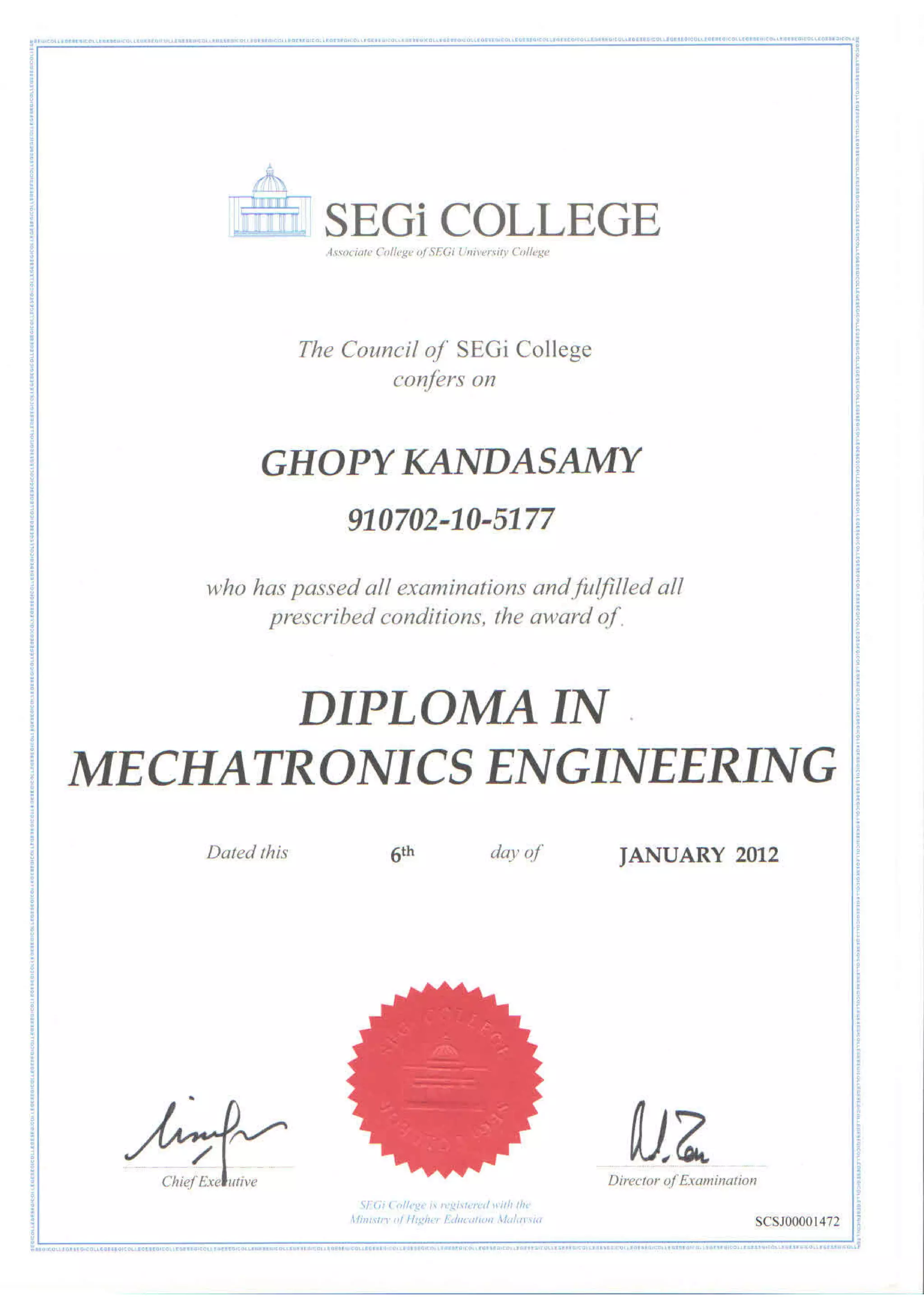 Diploma Certificate | PDF