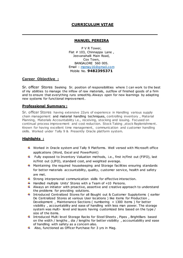 Manuel's Resume | PDF