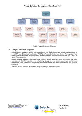 Project Schedule Development Guidelines | DOC