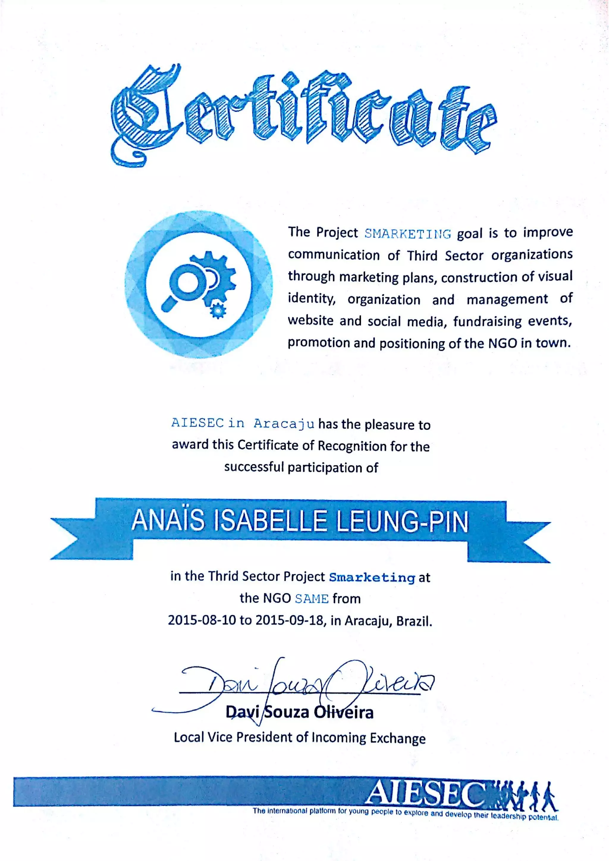 Ana Certificate | PDF