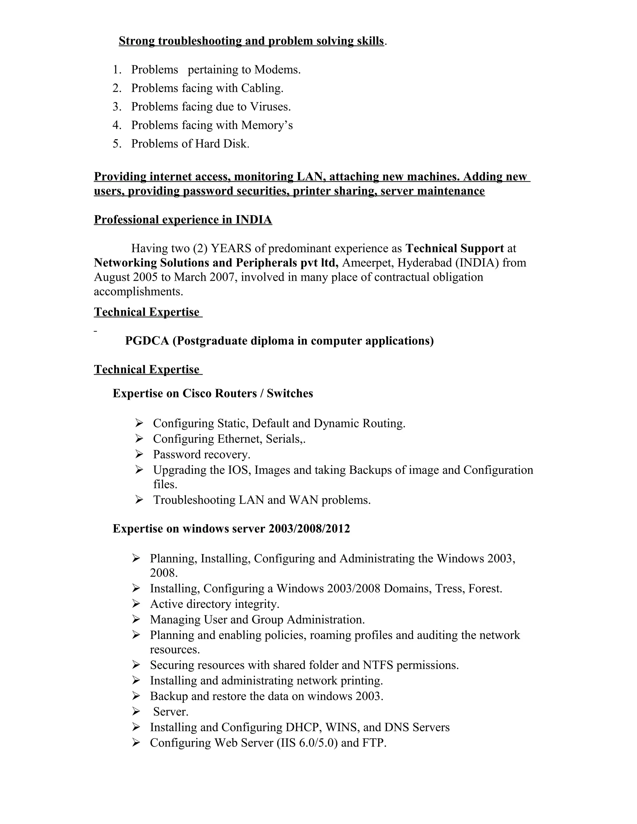 Systems Administrator | PDF