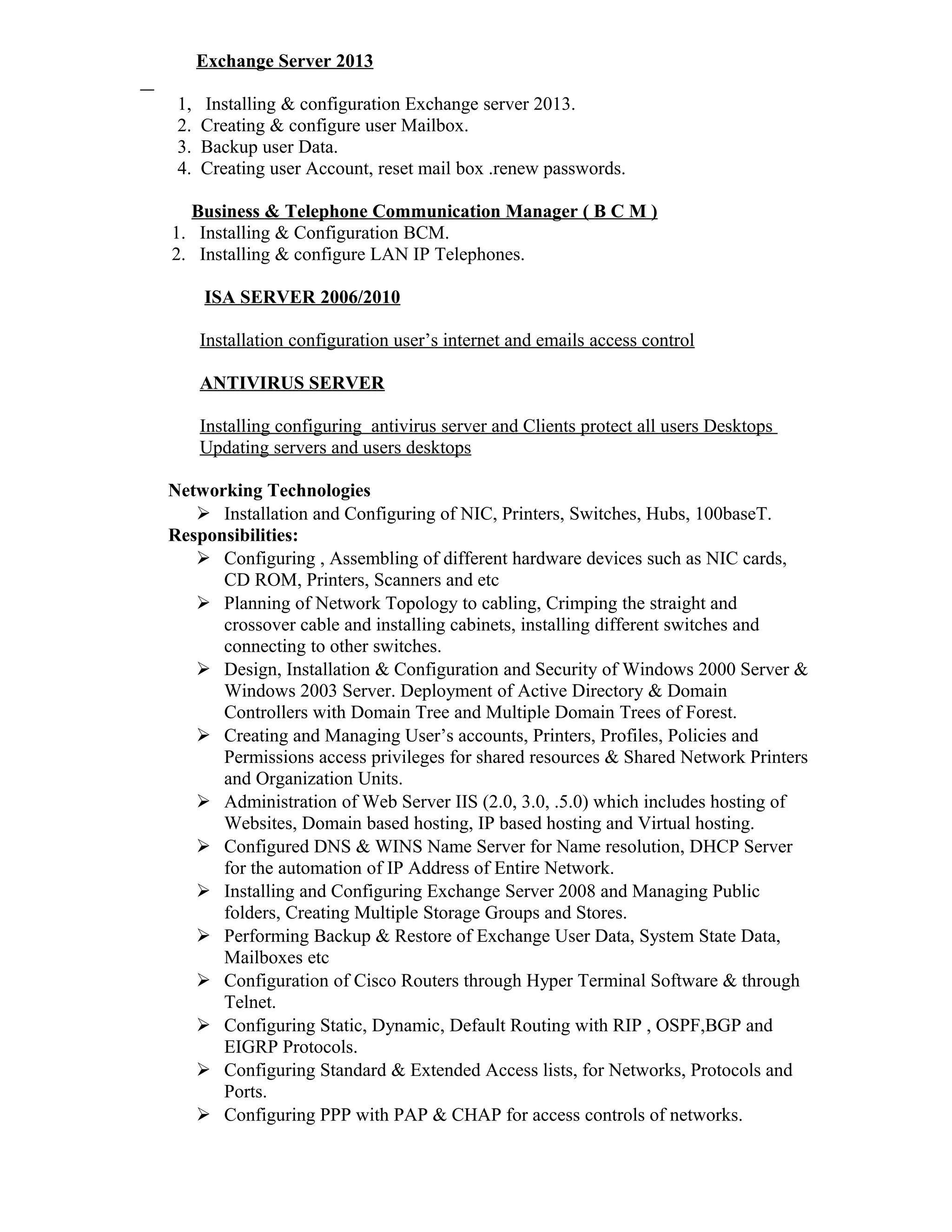 Systems Administrator | PDF