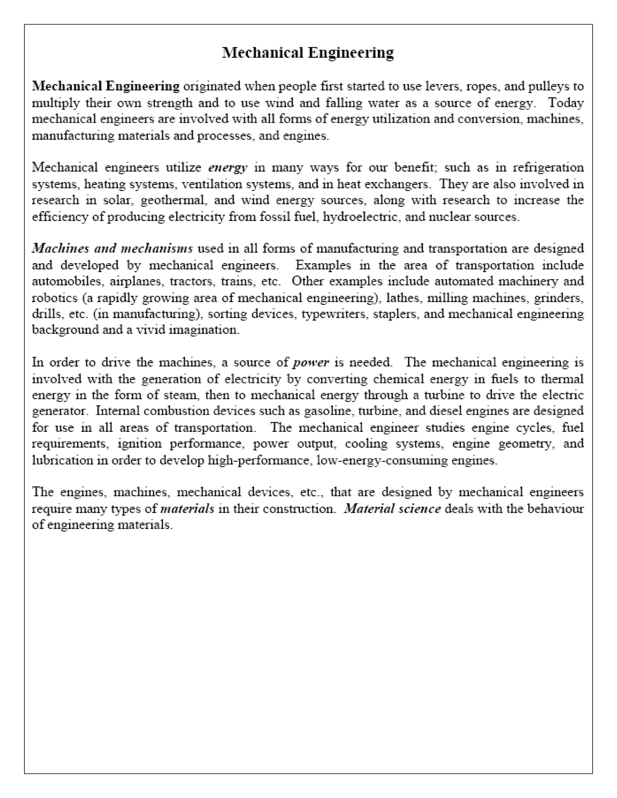 Introduction to Engineering | PDF