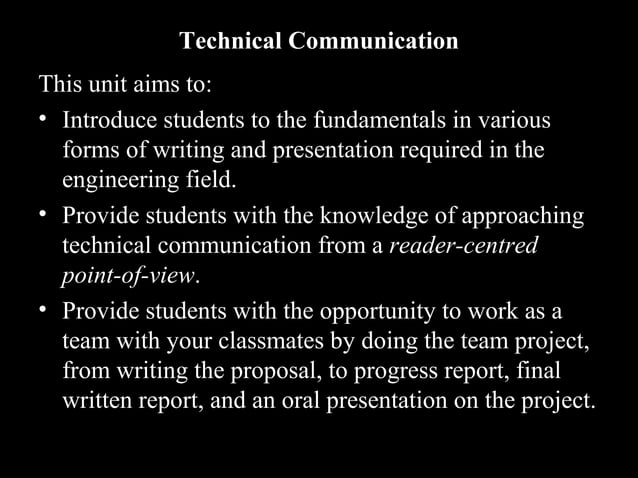 Technical Communication | PPT
