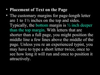 Letter Format | PPT