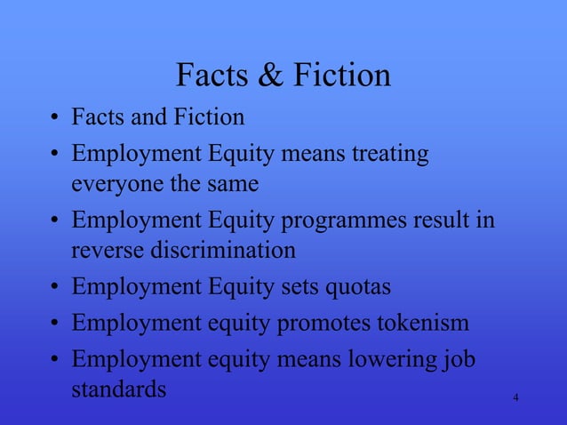 Employment Equity Training | PPT