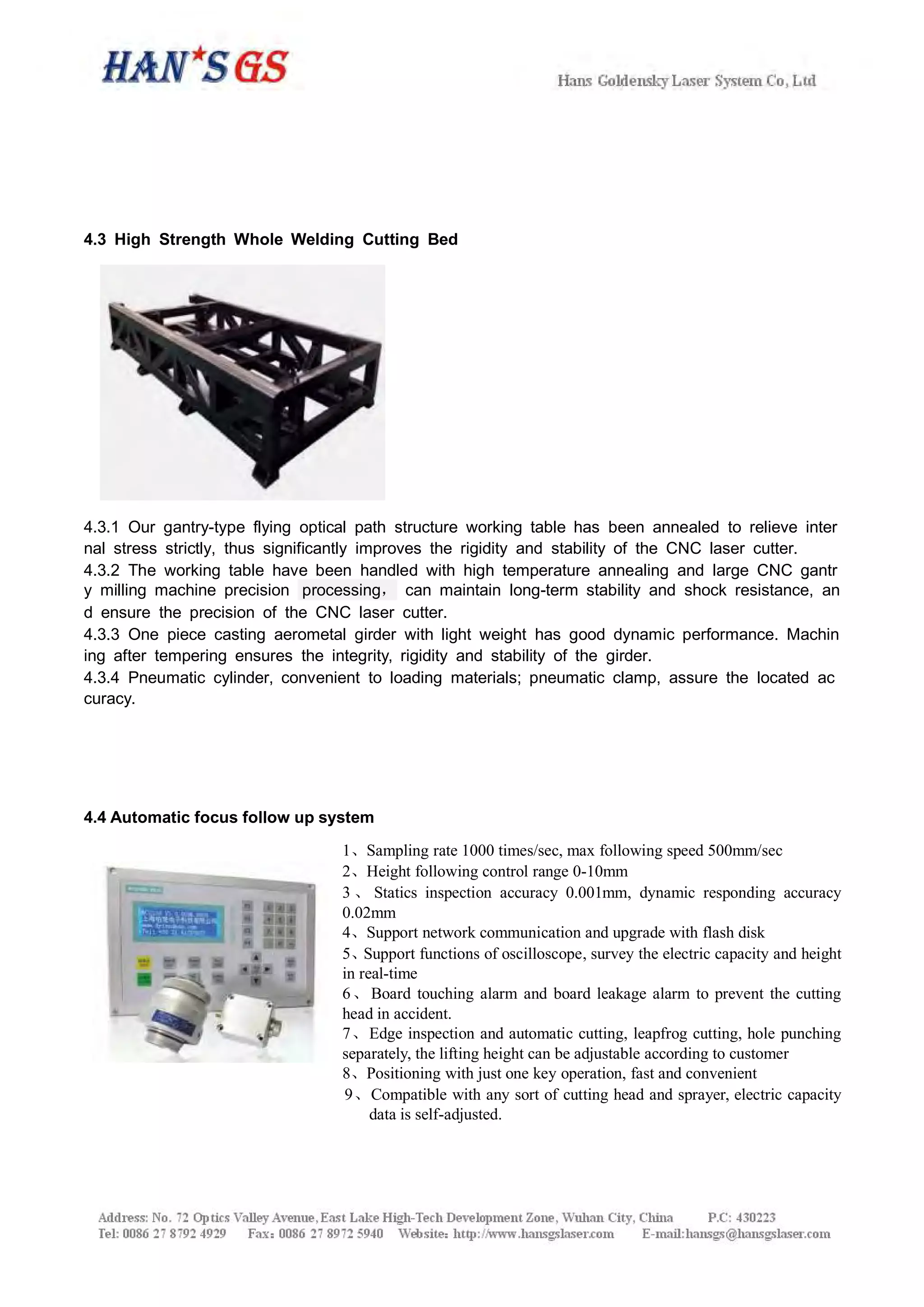 GS-LFD3015 Fiber Laser Cutter Techinical Solution | PDF | Woodworking ...