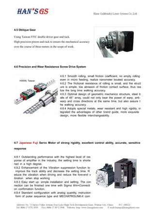 GS-LFD3015 Fiber Laser Cutter Techinical Solution | PDF