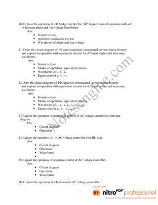 power electronics (Study Materials) | PDF | Consumer Electronics ...