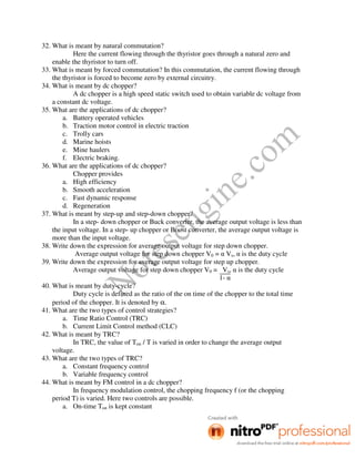 power electronics (Study Materials) | PDF | Consumer Electronics ...
