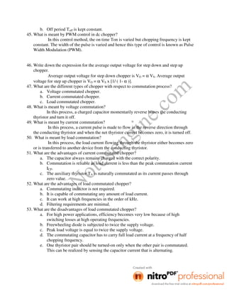 power electronics (Study Materials) | PDF | Consumer Electronics ...