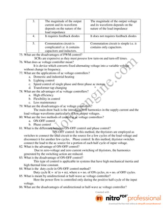 power electronics (Study Materials) | PDF | Consumer Electronics ...