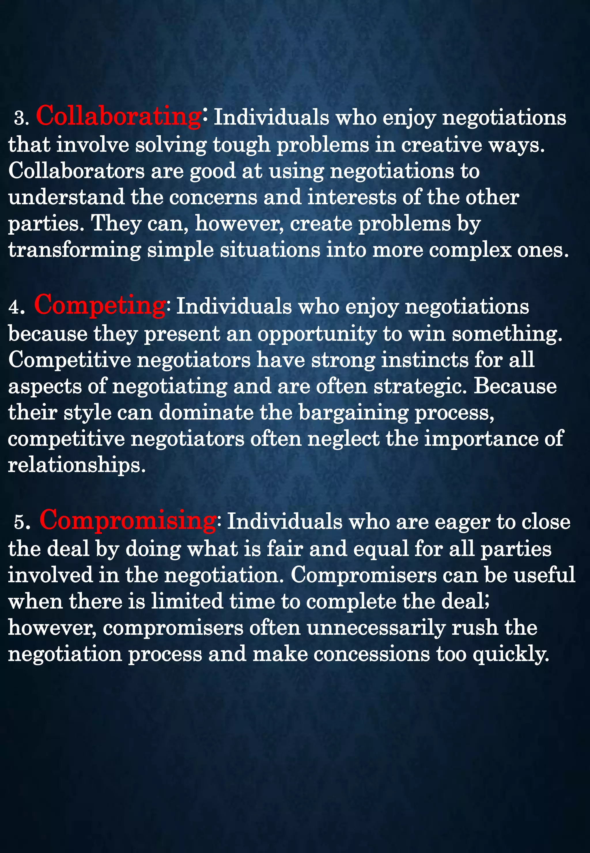 NEGOTIATION | PPTX | Family and Relationships