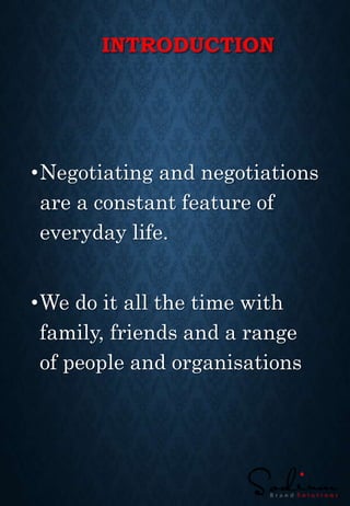 NEGOTIATION | PPTX