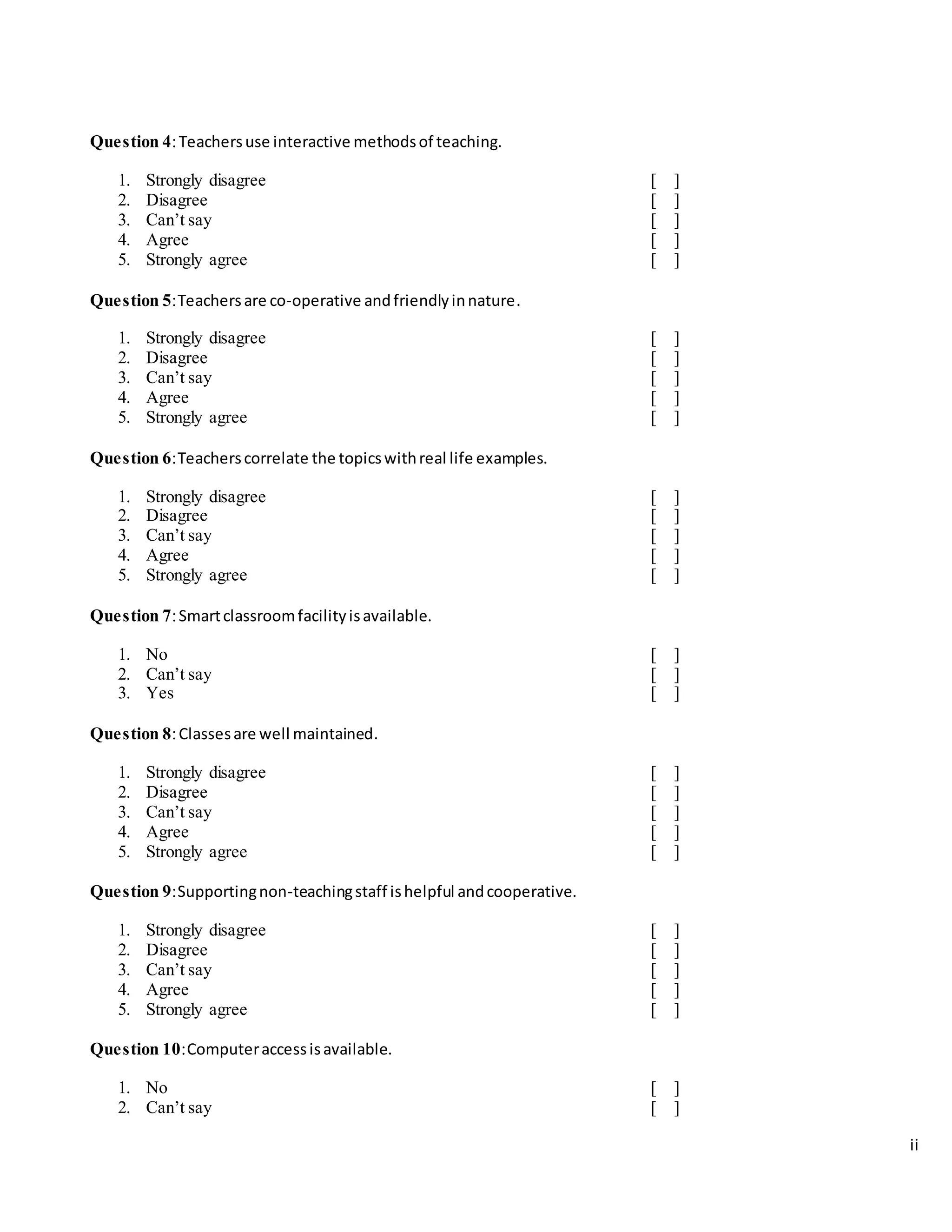 10.) Questionnaire | DOCX
