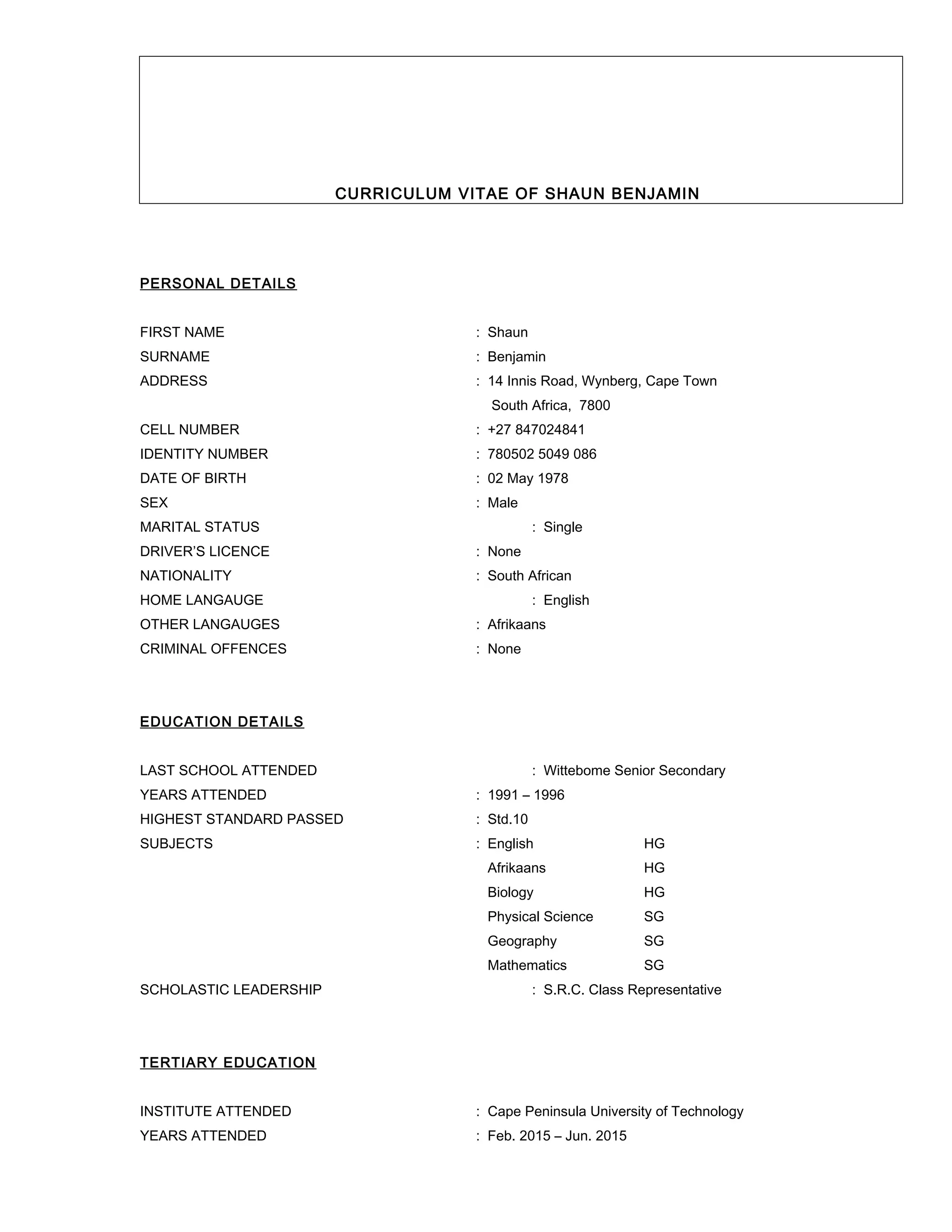 shaun benjamin - Copy | DOC