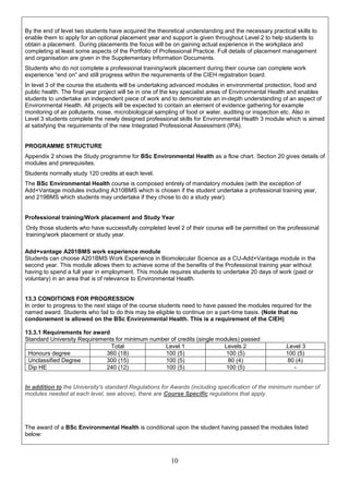 BSc Environmental Health | PDF