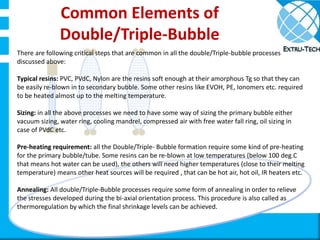 Double & Triple Bubble Technology | PPSX