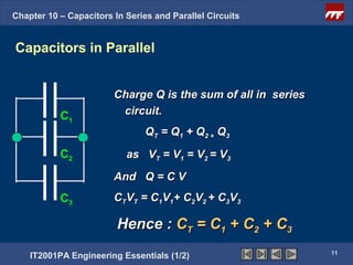 Ee1 chapter10 capacitors_inseriesparallel | PPT