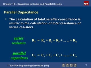 Ee1 chapter10 capacitors_inseriesparallel | PPT