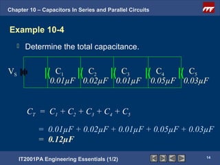 Ee1 chapter10 capacitors_inseriesparallel | PPT