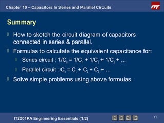 Ee1 chapter10 capacitors_inseriesparallel | PPT