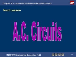 Ee1 chapter10 capacitors_inseriesparallel | PPT