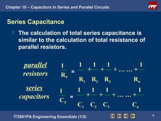 Ee1 chapter10 capacitors_inseriesparallel | PPT