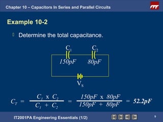 Ee1 chapter10 capacitors_inseriesparallel | PPT