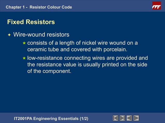 Chapter1 - Resistors color coding | PDF | Consumer Electronics | Technology & Computing