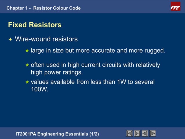 Chapter1 - Resistors color coding | PDF | Consumer Electronics | Technology & Computing