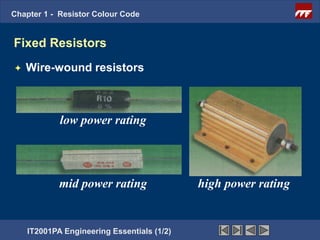 Chapter1 - Resistors color coding | PDF