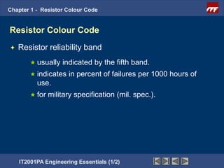 Chapter1 - Resistors color coding | PDF