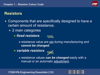 Chapter1 - Resistors color coding | PDF