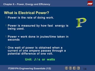 Ee1 chapter6 power_energy&efficiency | PPT