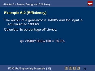 Ee1 chapter6 power_energy&efficiency | PPT
