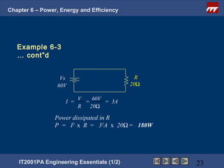 Ee1 chapter6 power_energy&efficiency | PPT