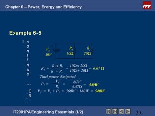 Ee1 chapter6 power_energy&efficiency | PPT