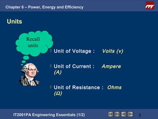 Ee1 chapter6 power_energy&efficiency | PPT