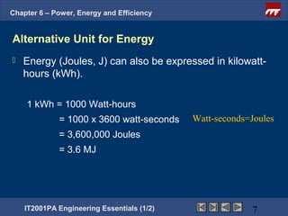Ee1 chapter6 power_energy&efficiency | PPT