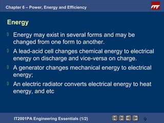 Ee1 chapter6 power_energy&efficiency | PPT