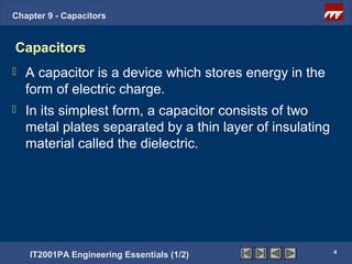 Ee1 chapter9 capacitors | PPT