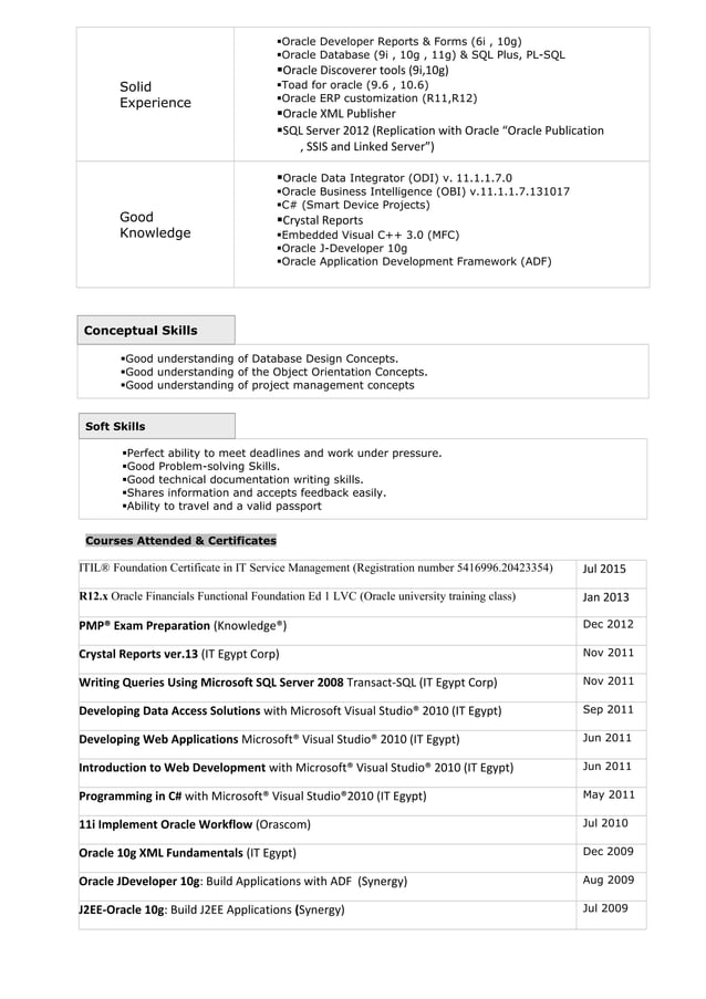 Mohamed Ahmed Ibrahim | DOC | Databases | Computer Software and Applications