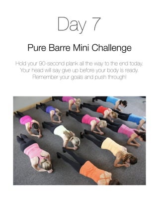 Pure Barre 30 Challenge | PDF