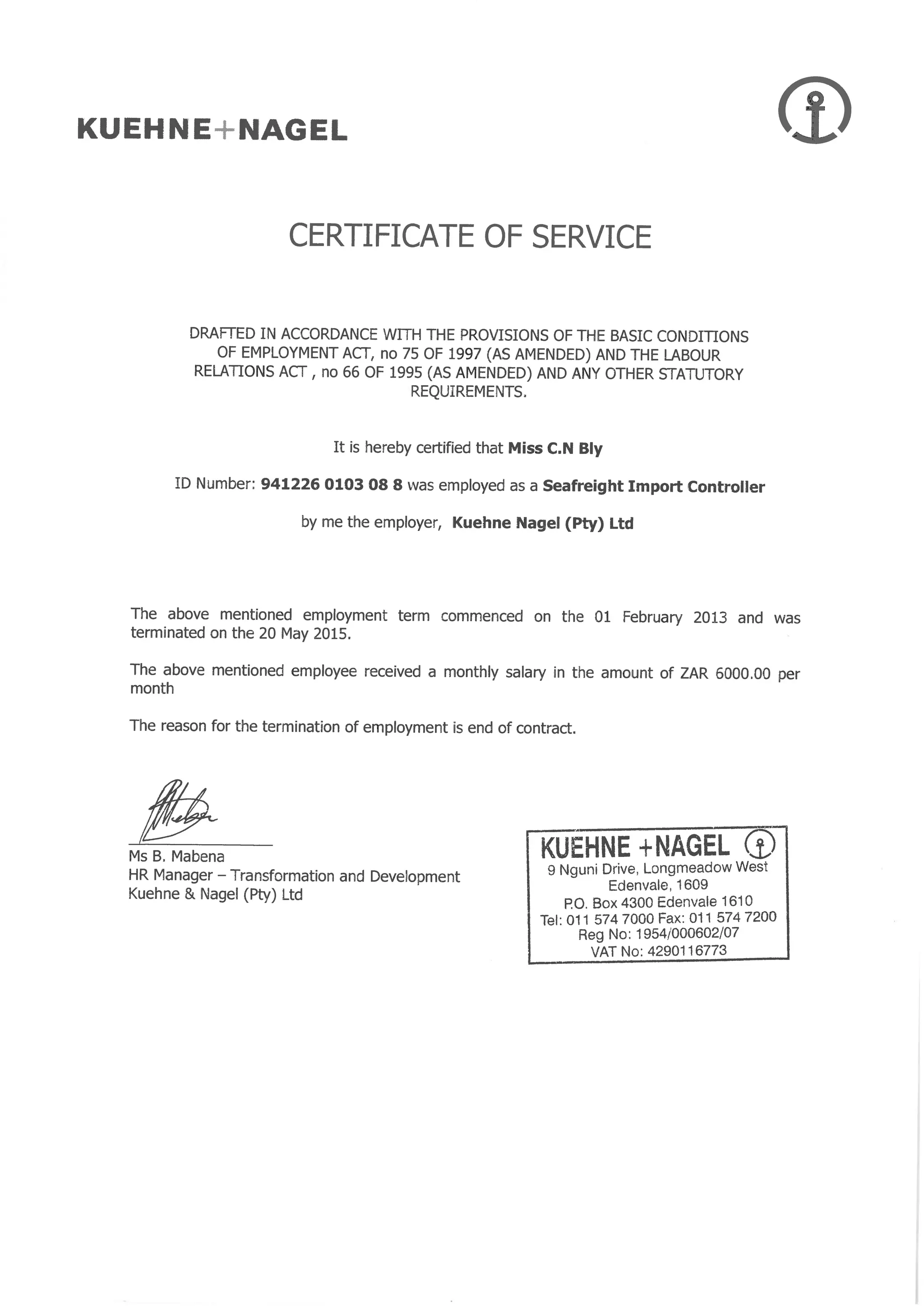 matric certificate and ID copy | PDF